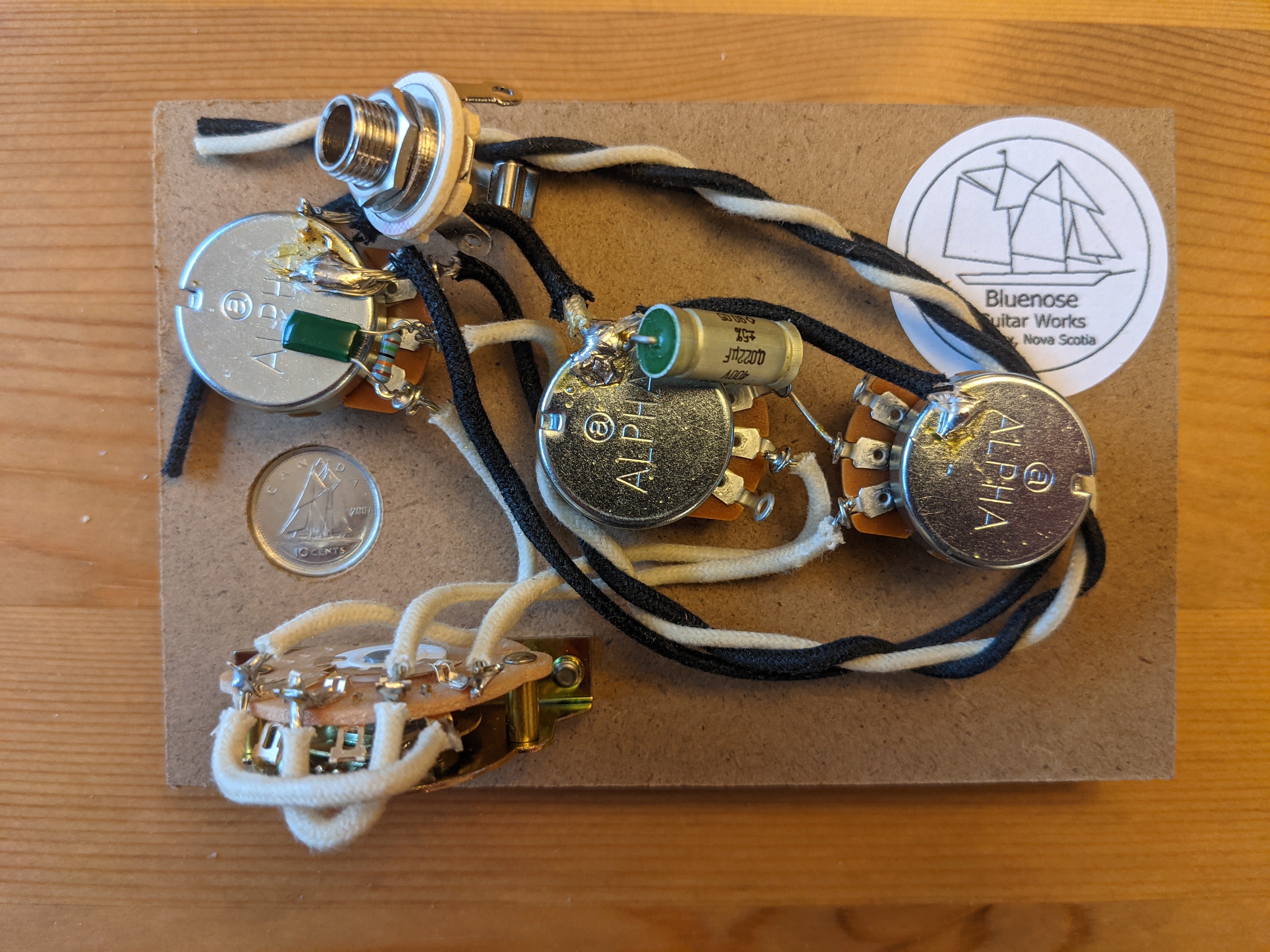 S-type Wiring Harness - ALPHA Pots - 0.022 0.047 uF Caps and free ...